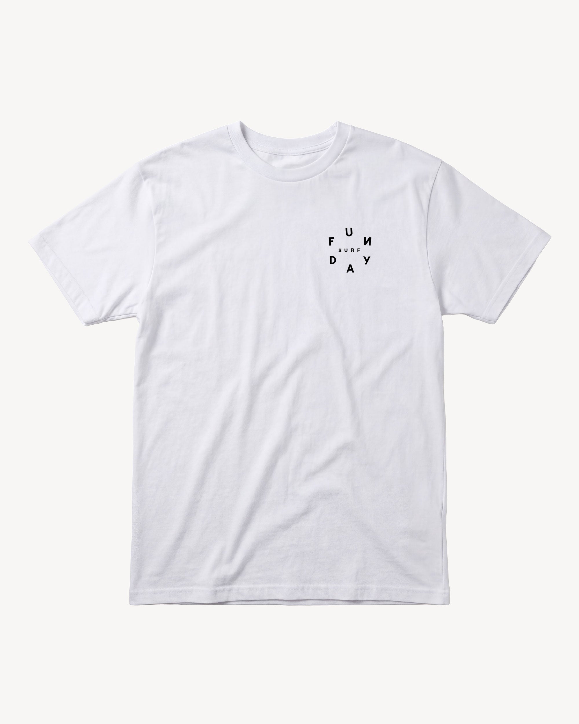 Wave Cheques Boxy Tee — White | Fun Day – Fun Day Surf